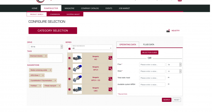 Spaix Pump Selection and Configuration Software | VSX
